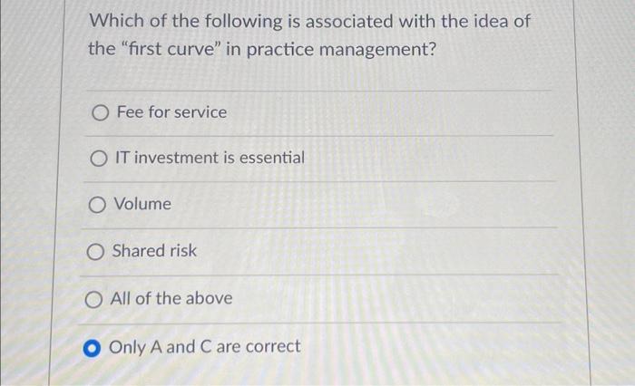 Solved Which of the following is associated with the idea of | Chegg.com