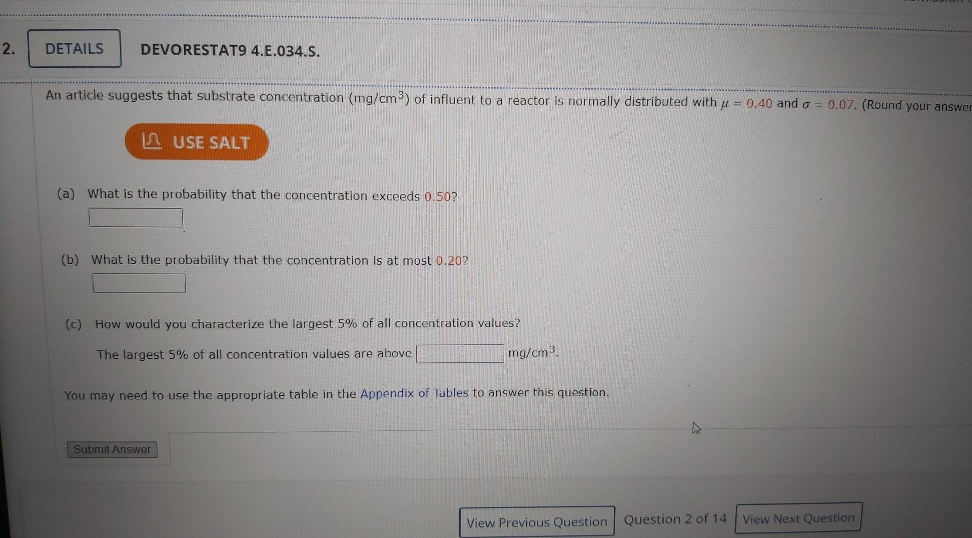Solved 2. DETAILS DEVORESTAT9 4.E.034.S. An article suggests | Chegg.com Solved 2. DETAILS DEVORESTAT9 4.E.034.S. An article suggests | Chegg.com