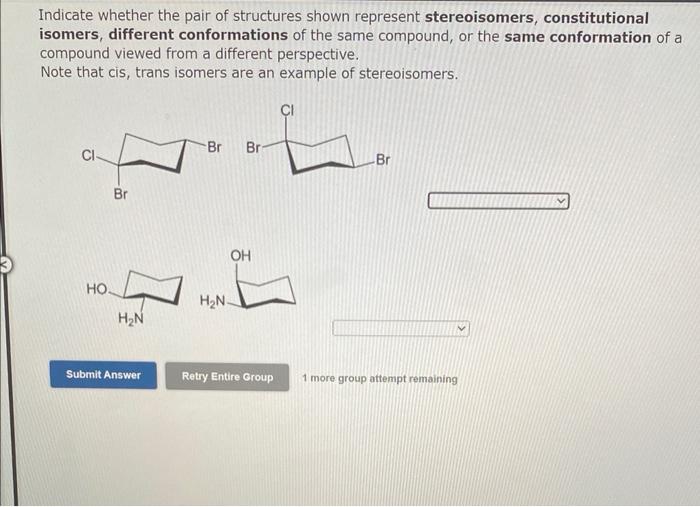 Solved Indicate whether the pair of structures shown | Chegg.com