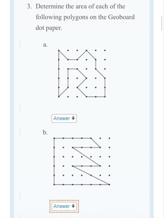 Solved 3. Determine the area of each of the following | Chegg.com