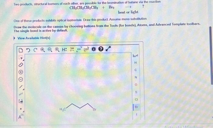 Solved Two Products Structural Isomers Of Each Other Are