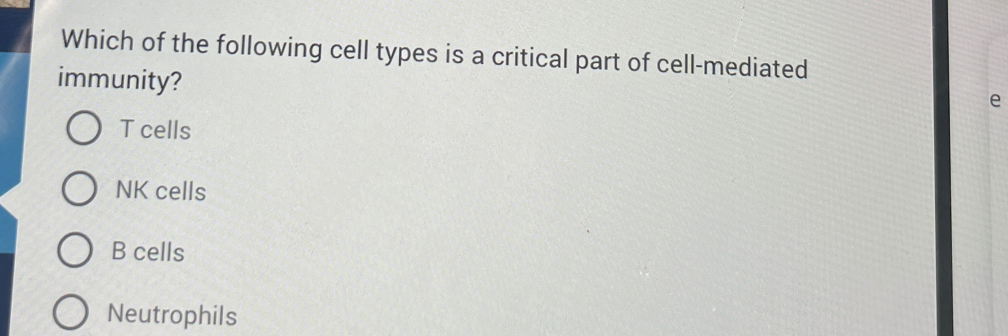 Solved Which of the following cell types is a critical part | Chegg.com
