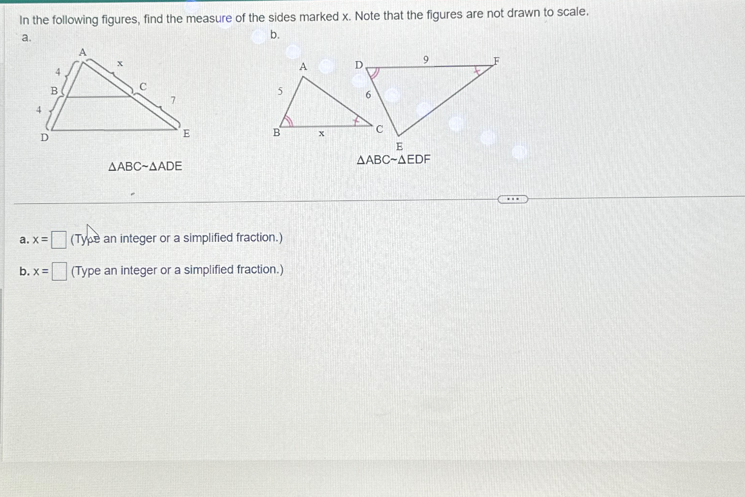 Solved In the following figures, find the measure of the | Chegg.com
