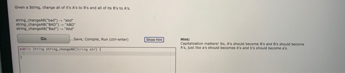 Solved (Using Java method — common mistake don’t call | Chegg.com