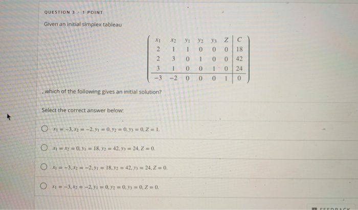 Solved QUESTION 1.1 POINT Rewrite the following linear | Chegg.com