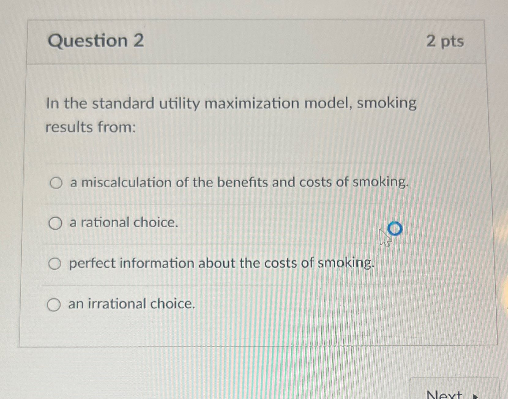 Solved Question 22 ﻿ptsIn the standard utility maximization | Chegg.com