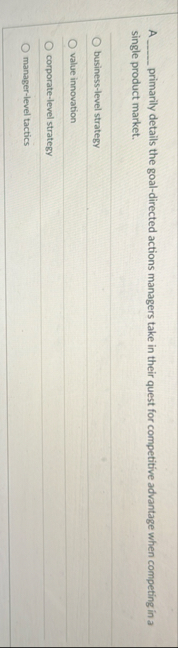 Solved A q, ﻿primarily details the goal-directed actions | Chegg.com