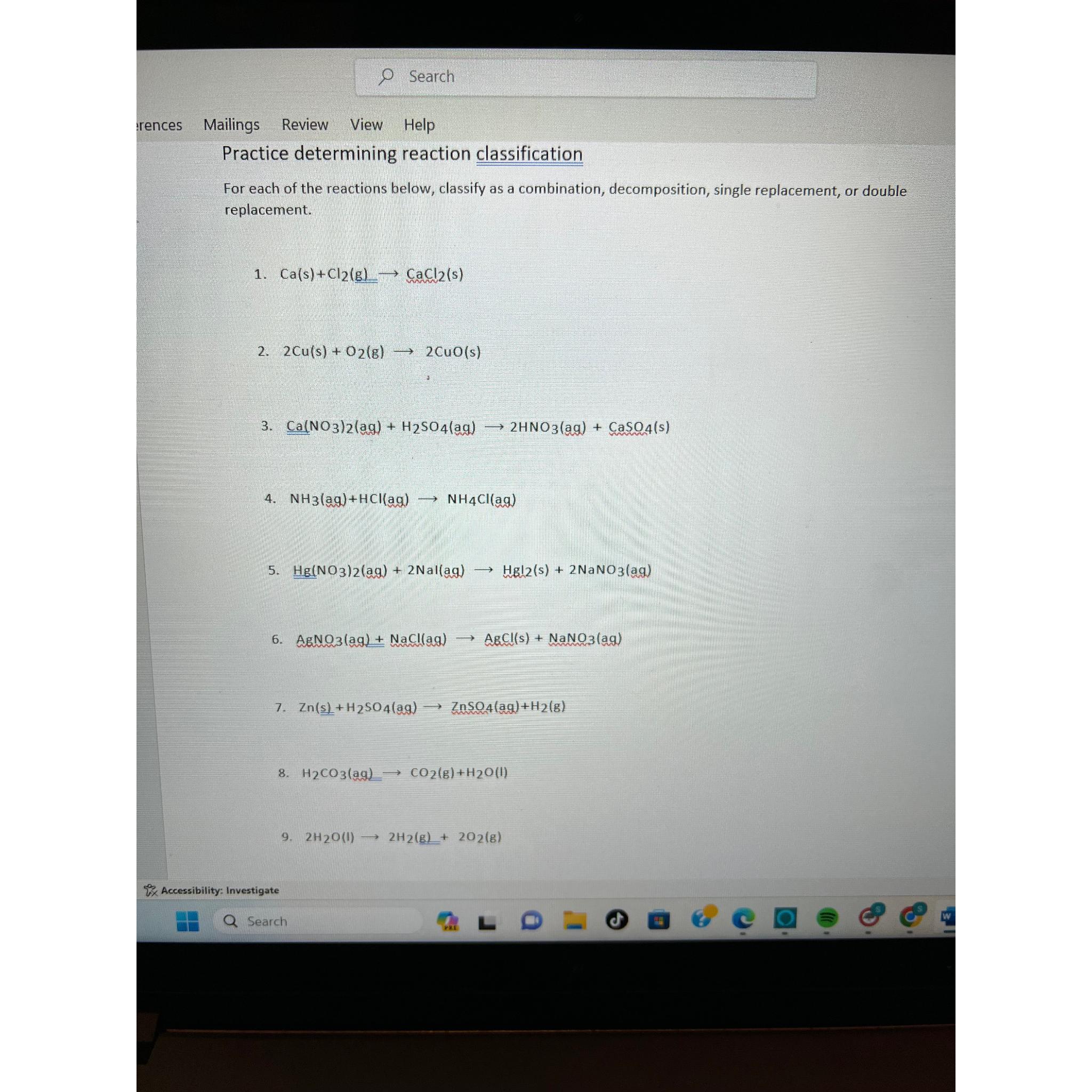 Solved Searchrences Mailings Review View HelpPractice | Chegg.com