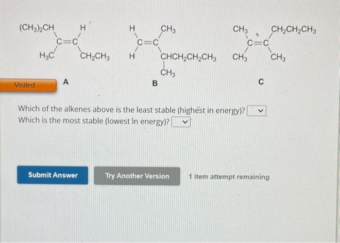 Solved Draw the structure of (E)-3-isopropyl-2-hexene. - | Chegg.com
