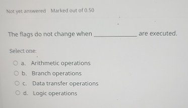 Solved Not yet answered Marked out of 0.50The flags do not | Chegg.com