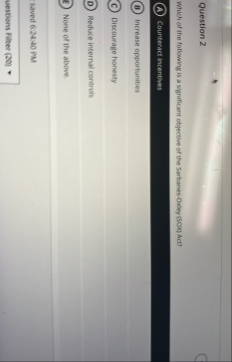 Solved Question 2Which of the following is a significant | Chegg.com