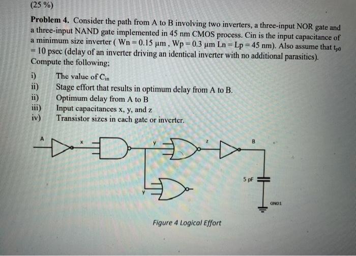 Problem 3. Non-inverting buffer. Figure 3 shows a | Chegg.com