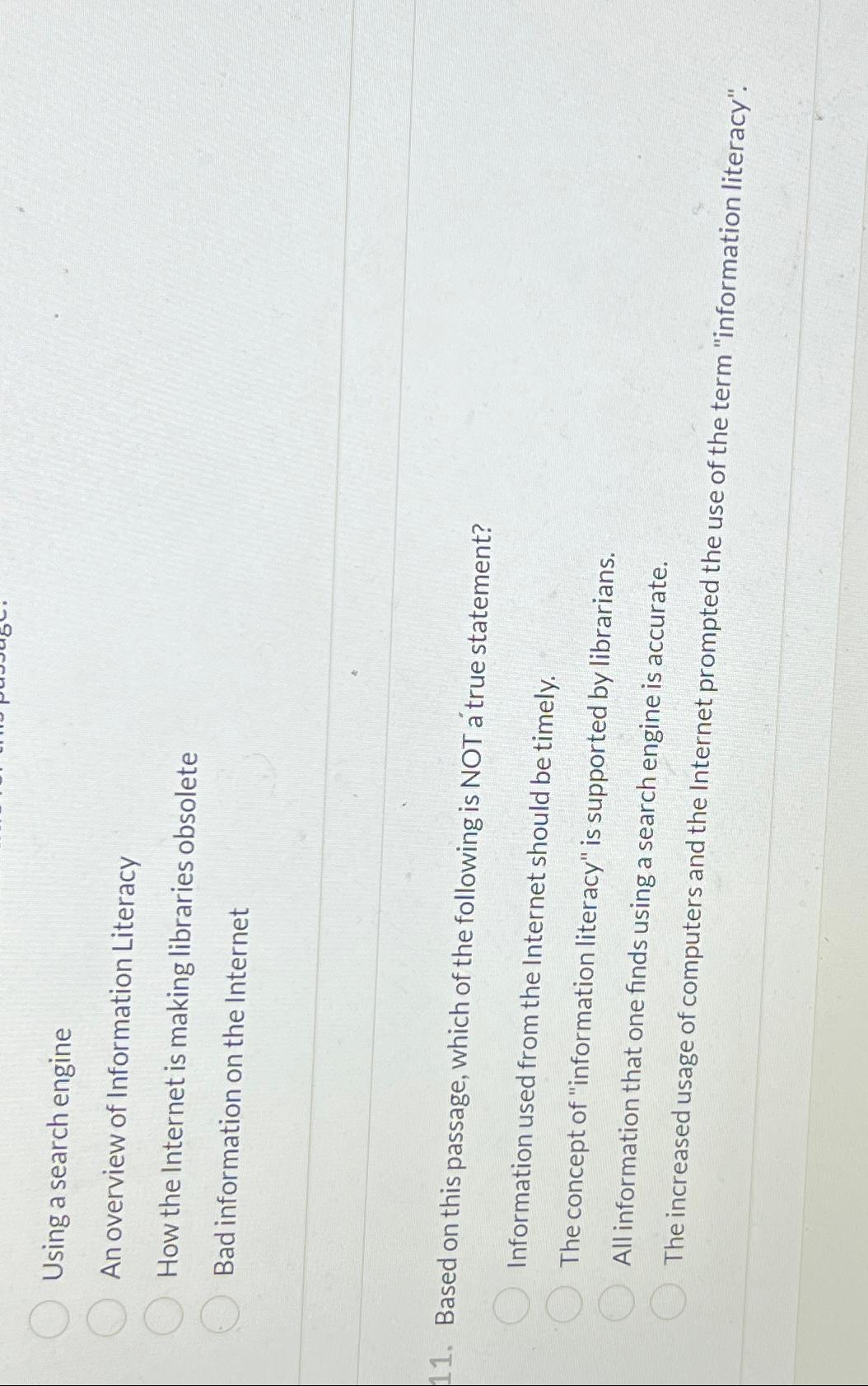 Solved Using a search engineAn overview of Information | Chegg.com