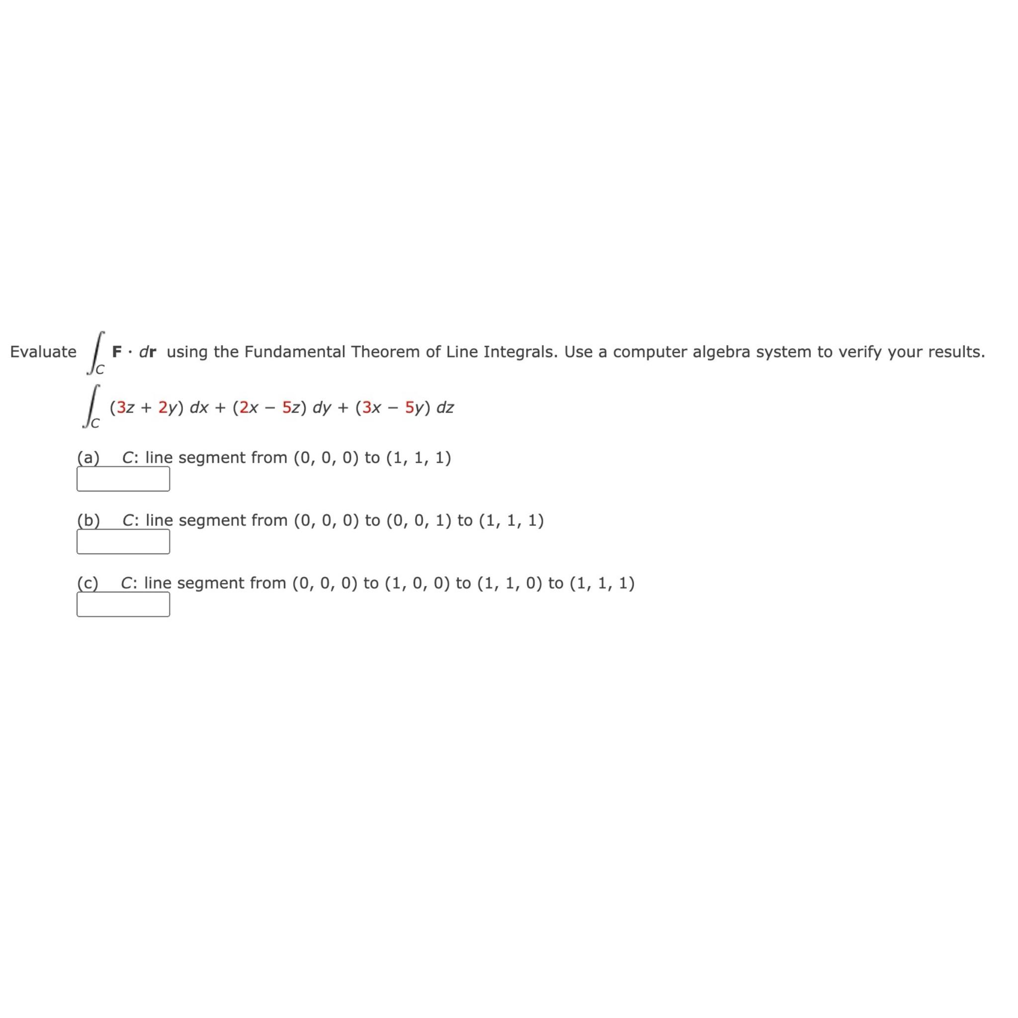Solved Evaluate ∫C﻿F*dr ﻿using the Fundamental Theorem of | Chegg.com