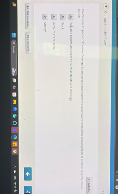 Solved Comprehensive ExamThe Personal Property Off-Premises | Chegg.com