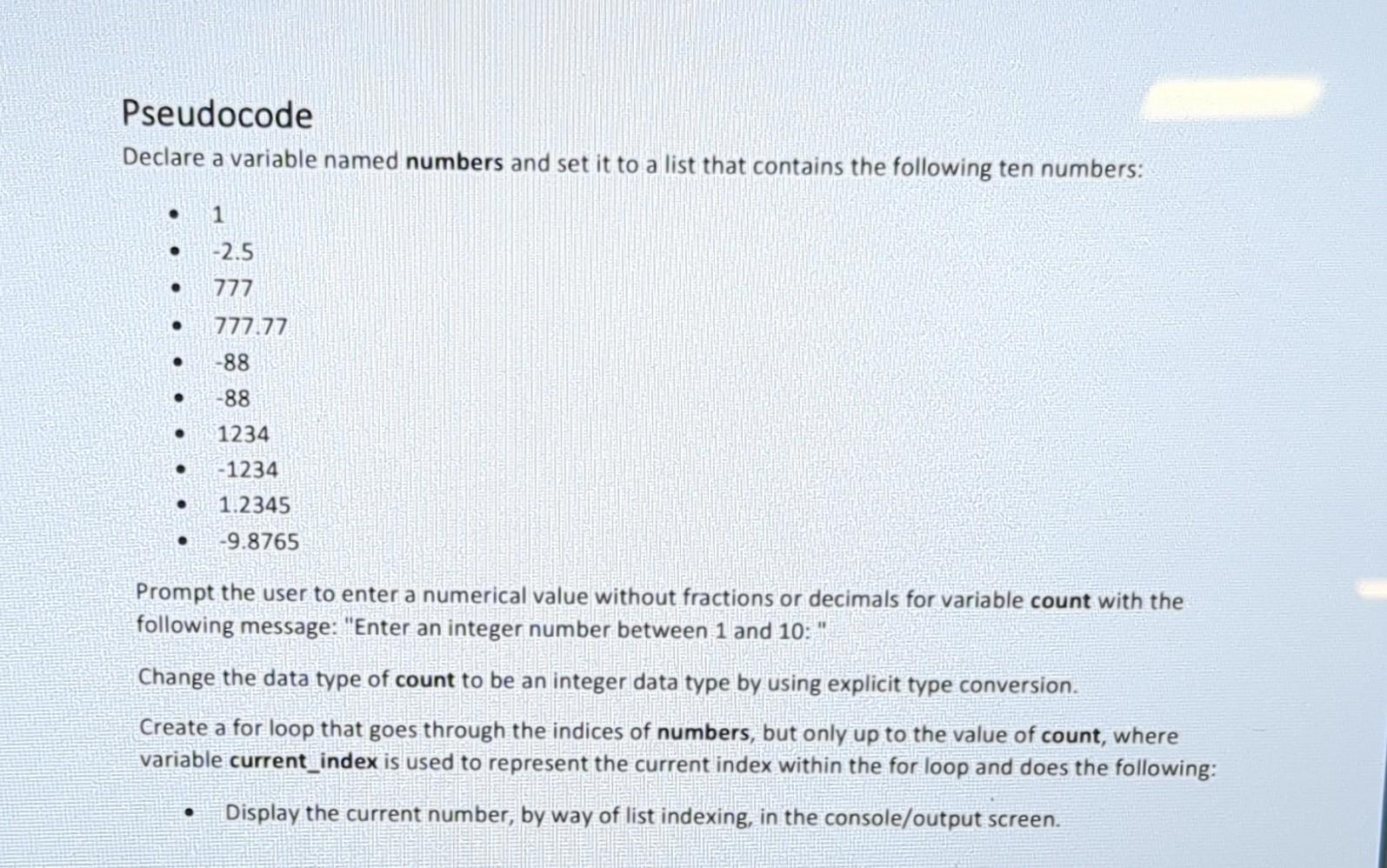 Solved Problem Description: You are asked to write a Python | Chegg.com
