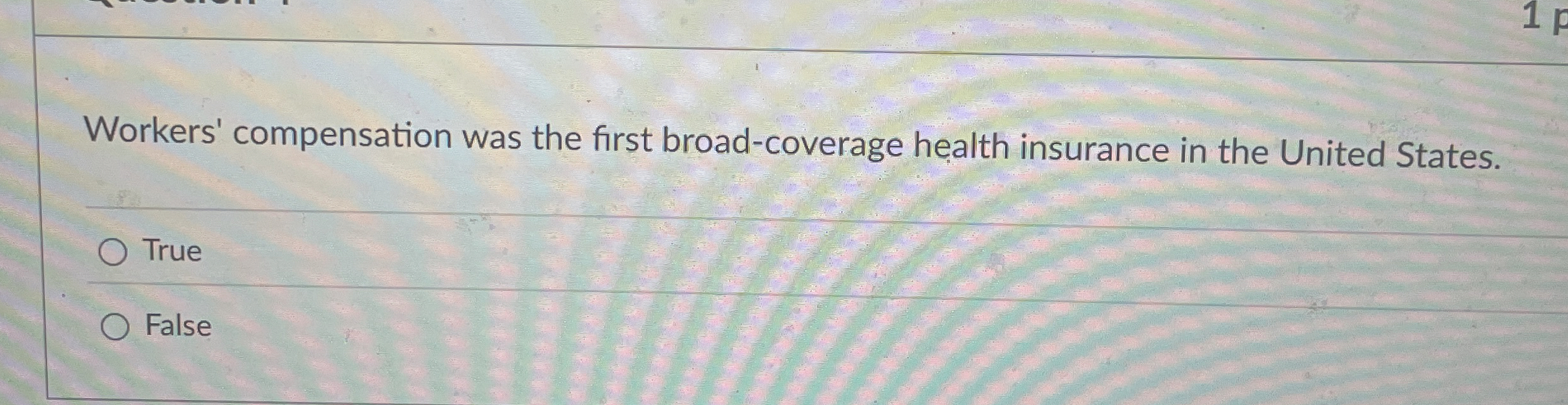Solved Workers' compensation was the first broad-coverage | Chegg.com
