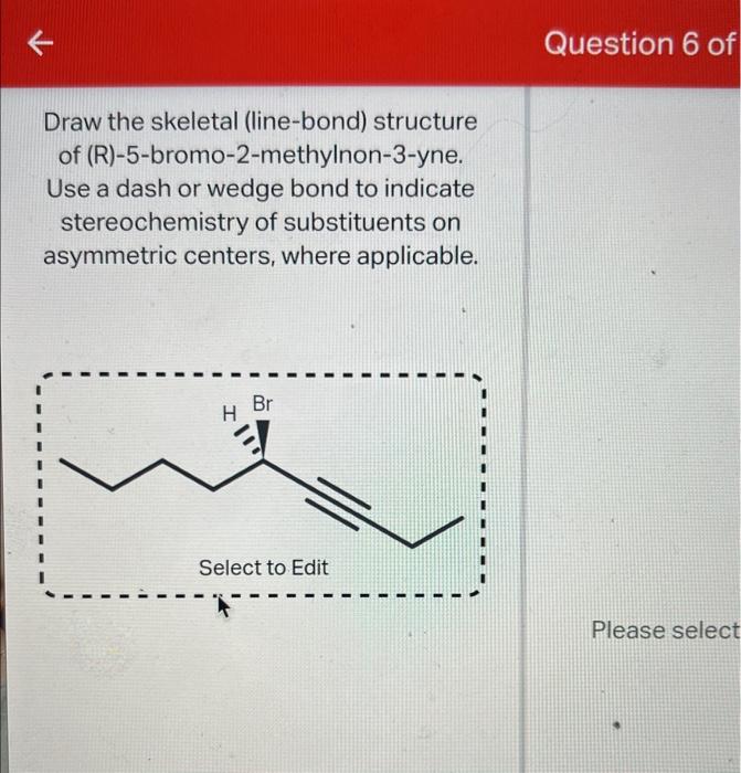 Solved Draw the skeletal (line-bond) structure of | Chegg.com