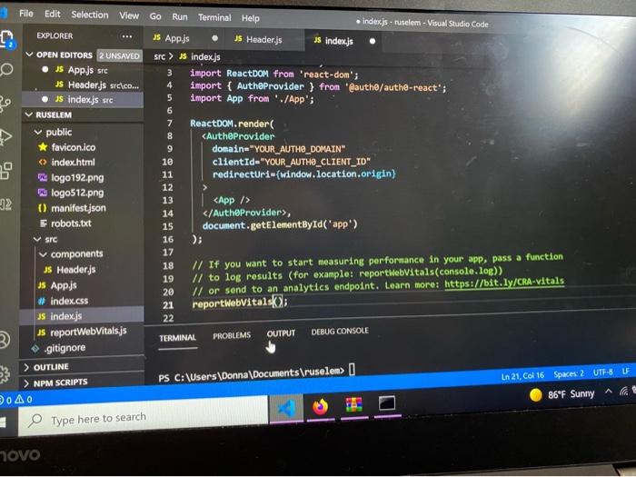 Solved 8 File Edit Selection View Go Run Terminal Help