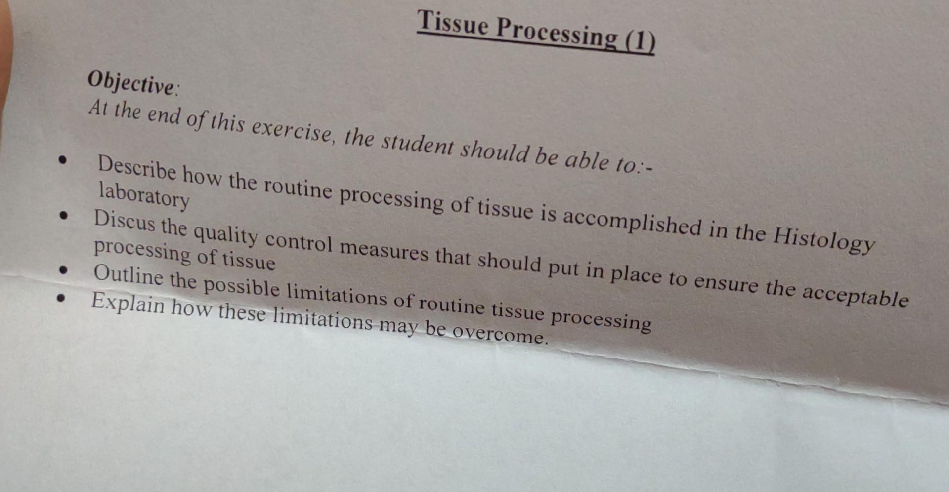 Solved Objective: At the end of this exercise, the student | Chegg.com