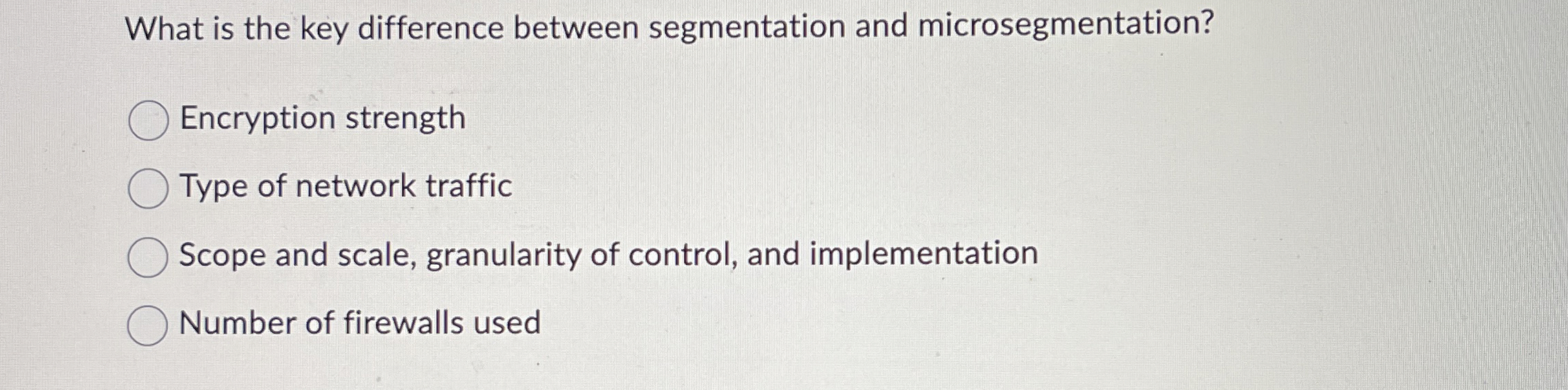 Solved What is the key difference between segmentation and | Chegg.com