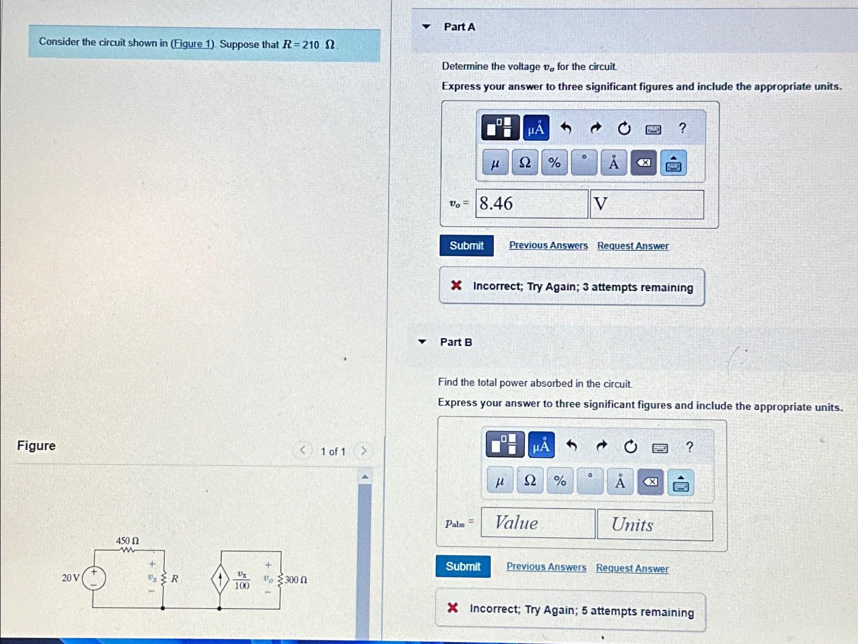 Solved Consider the circuit shown in (Figure 1). ﻿Suppose | Chegg.com