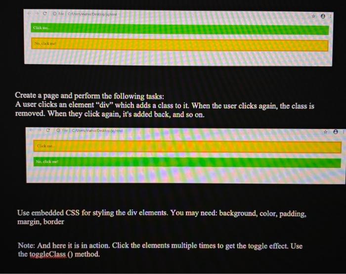 Solved hile CD e ! No clack mal Create a page and perform | Chegg.com