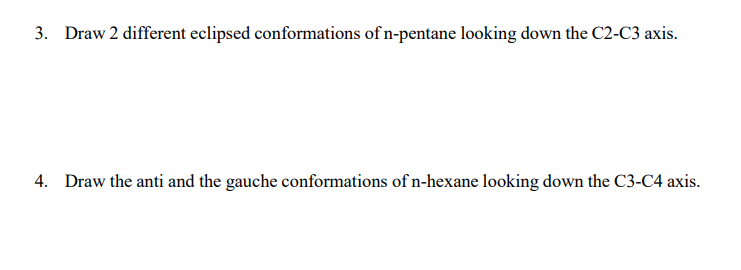 Solved 3. ﻿Draw 2 ﻿different eclipsed conformations of | Chegg.com