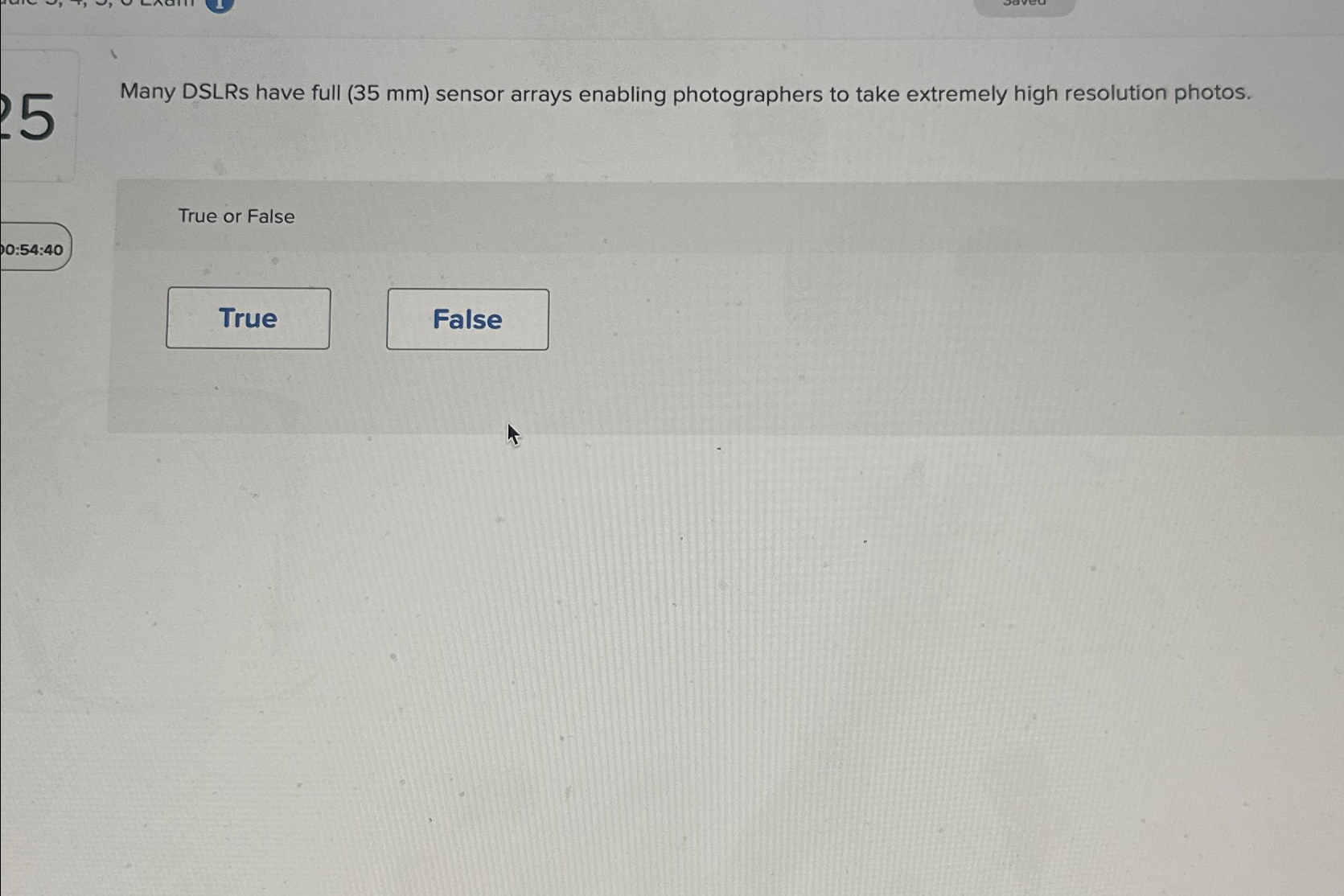 Solved Many DSLRs have full ) ﻿sensor arrays enabling | Chegg.com