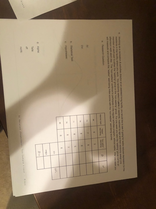 Solved 6 Working as a recreation & activities director at an | Chegg.com