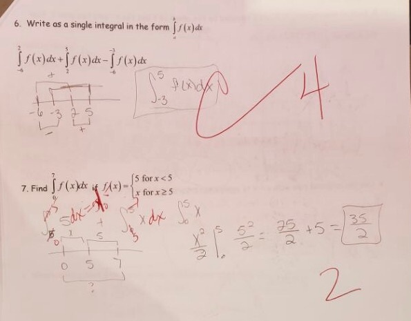 Solved 6. Write as a single integral in the form f(x)de | Chegg.com