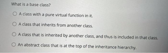 Solved Typically, you cannot call a member function of a | Chegg.com