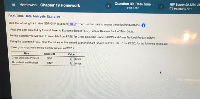 Solved = Homework: Chapter 19 Homework Question 30, | Chegg.com