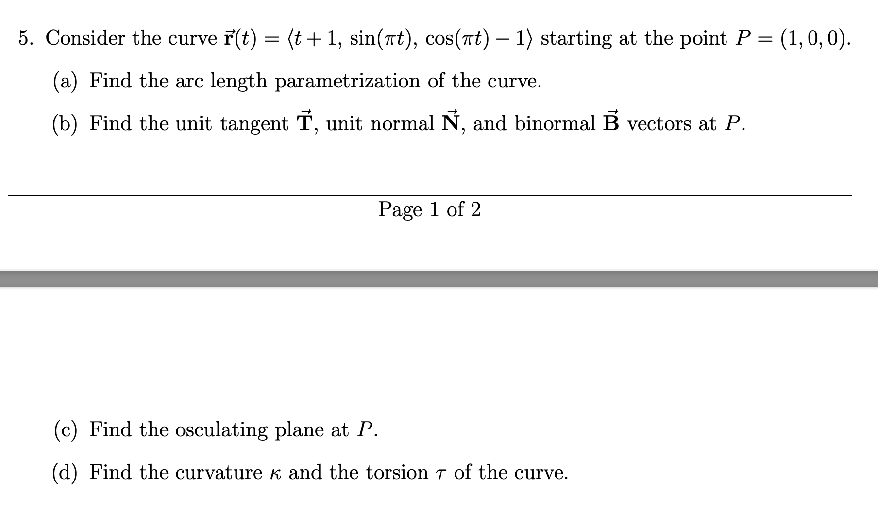 Solved Consider the curve | Chegg.com