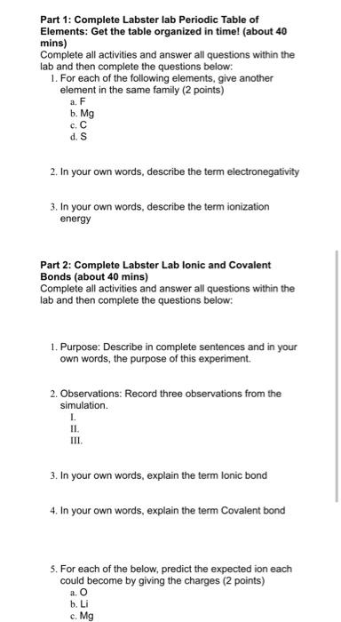 6. For each of the molecules below, determine what | Chegg.com