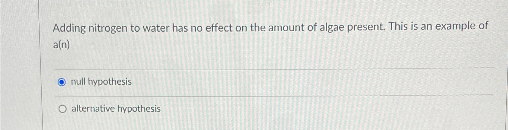 Solved Adding nitrogen to water has no effect on the amount | Chegg.com