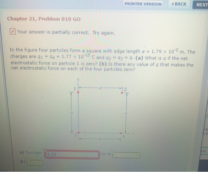 Solved PRINTER VERSION « BACK NEXT Chapter 21, Problem 010 | Chegg.com