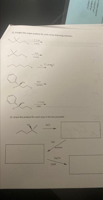 Solved 72 Predict The Major Pidduct For Each Of The 