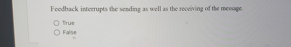 Solved Feedback interrupts the sending as well as the | Chegg.com