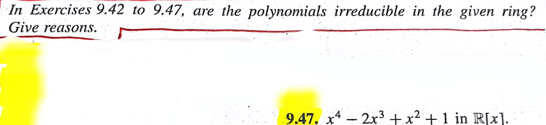 Solved In Exercises 9.42 ﻿to 9.47 , ﻿are the polynomials | Chegg.com