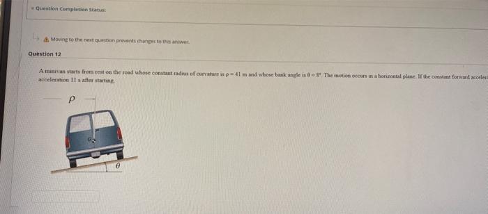 Solved PLEASE HELPA minivan starts from rest on the road | Chegg.com