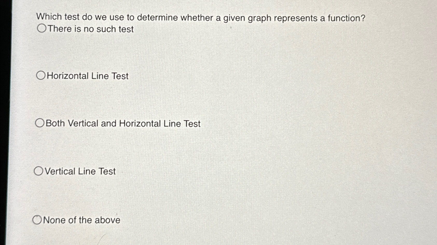 Solved Which test do we use to determine whether a given | Chegg.com