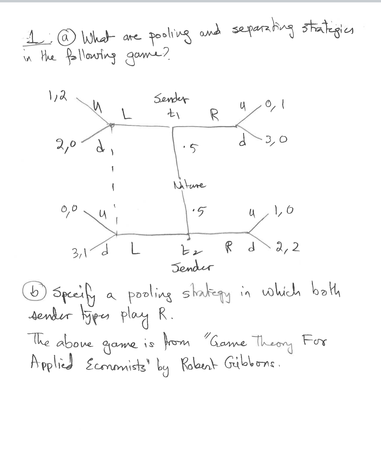 Solved (a) ﻿What are pooling and separating stratigies in | Chegg.com