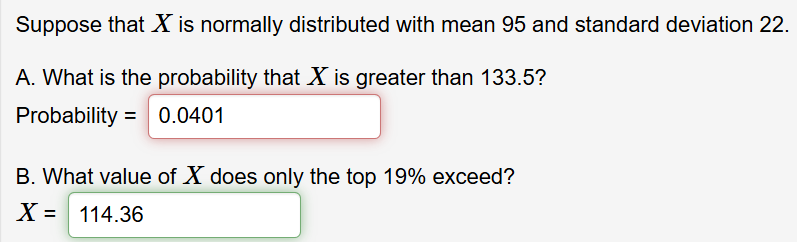 Suppose that \( ﻿X \) ﻿is normally distributed with | Chegg.com