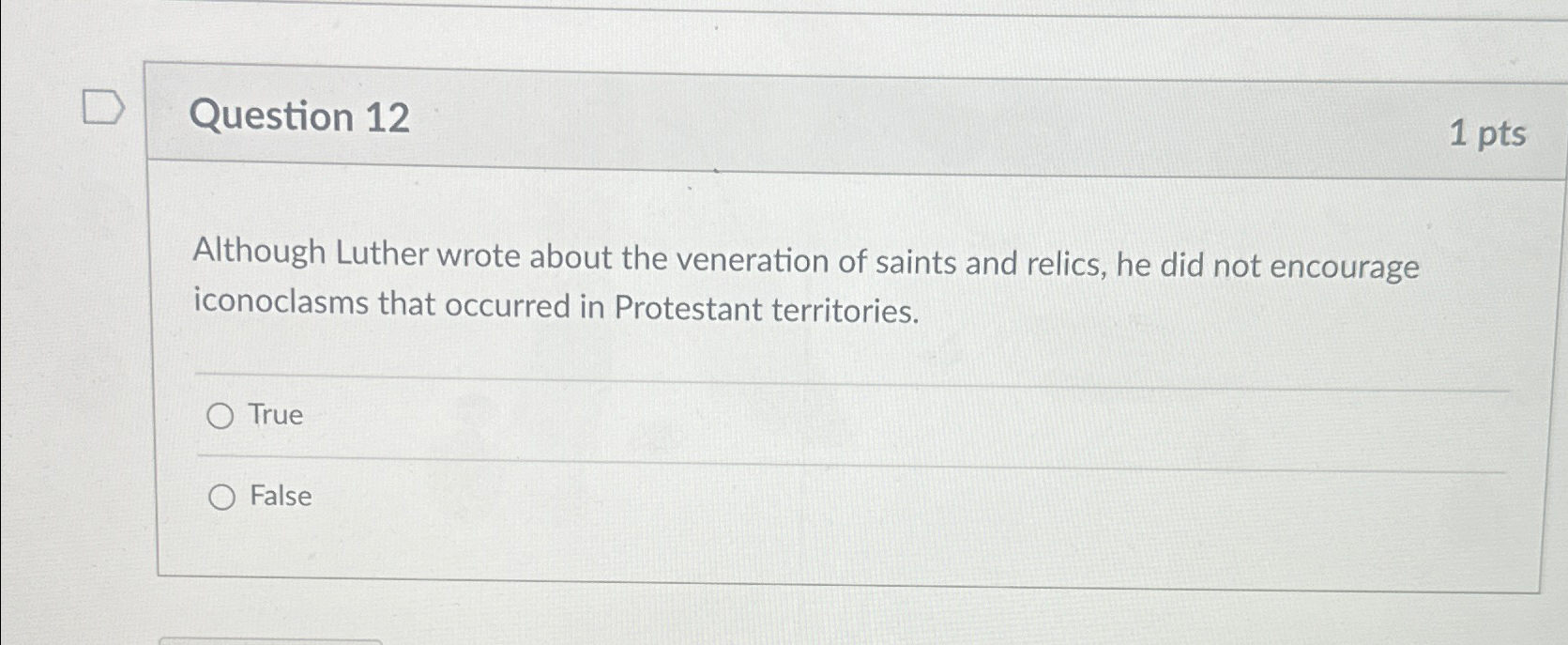 Solved Question 121ptsAlthough Luther wrote about the | Chegg.com