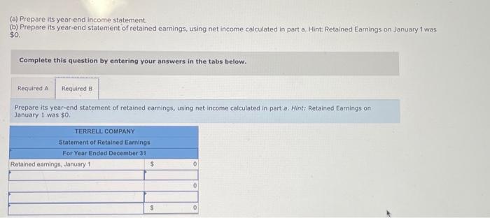 Solved Exercise 1-23 (Algo) Linking the income statement and | Chegg.com