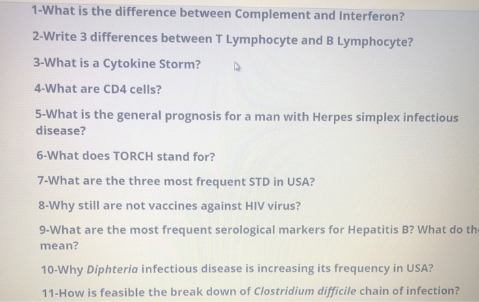 Solved 1-What is the difference between Complement and | Chegg.com