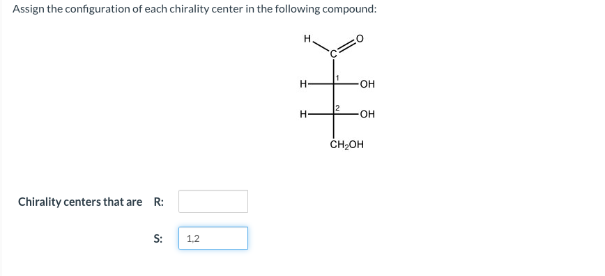 Solved Assign the configuration of each chirality center in | Chegg.com