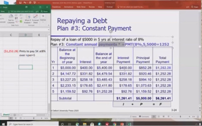 REPAYING DEBT COMPLETE EXCEL | Chegg.com