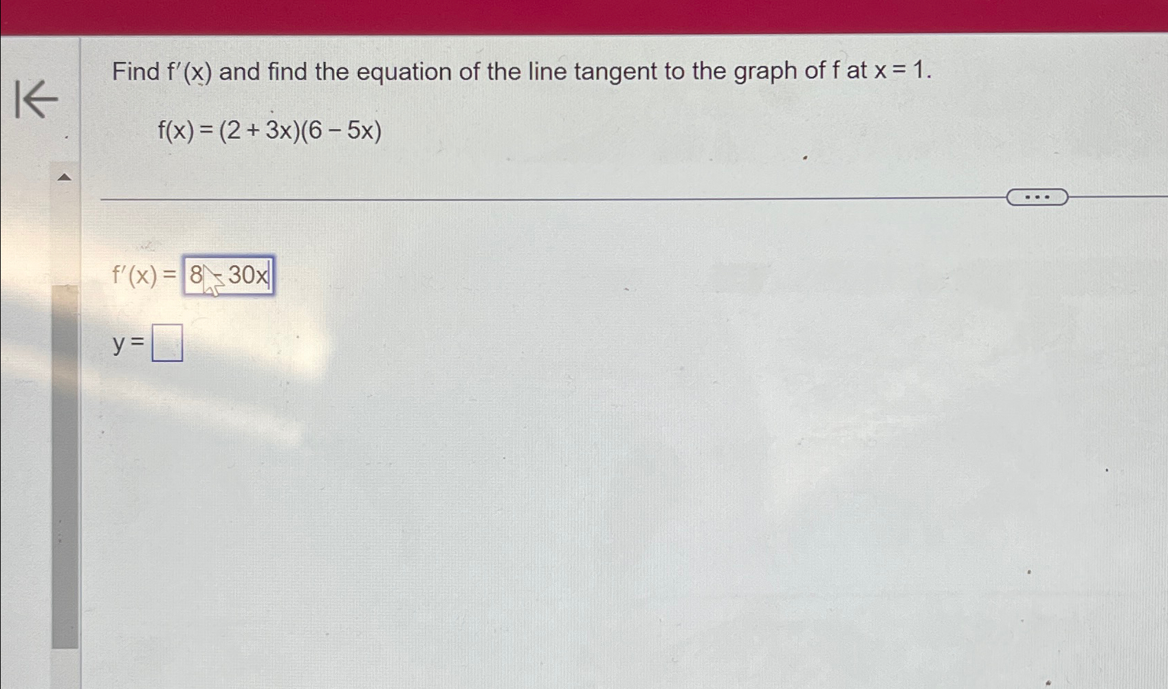 Solved Find f'(x) ﻿and find the equation of the line tangent | Chegg.com